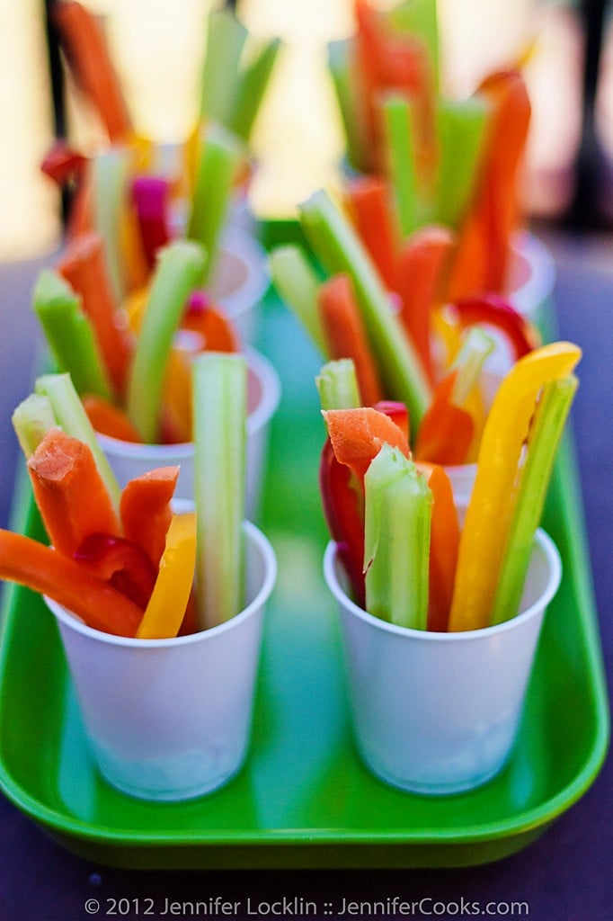 Mini Veggie Dip Cups | Jennifer Cooks