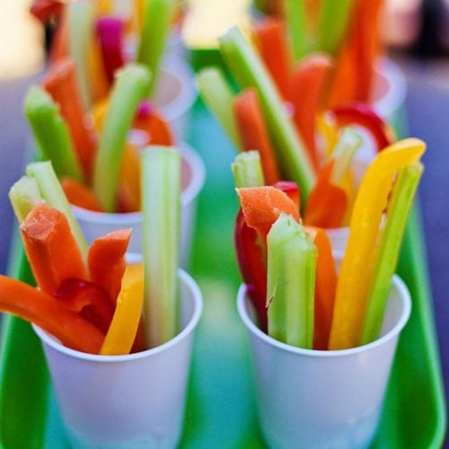 Mini Veggie Dip Cups | Jennifer Cooks