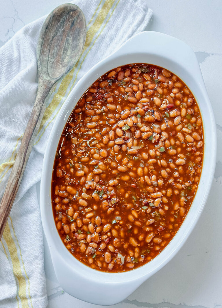 Easy Homemade Baked Beans with Bacon