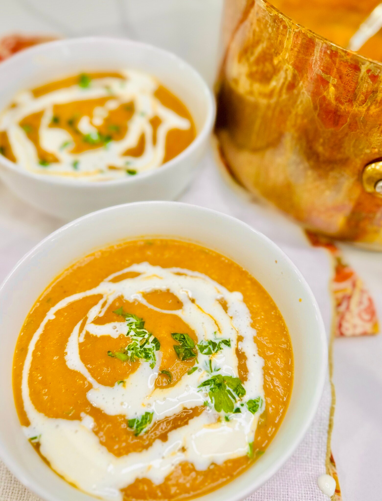 Easy Creamy Pumpkin Soup with Canned Pumpkin for Fall | Jennifer Cooks