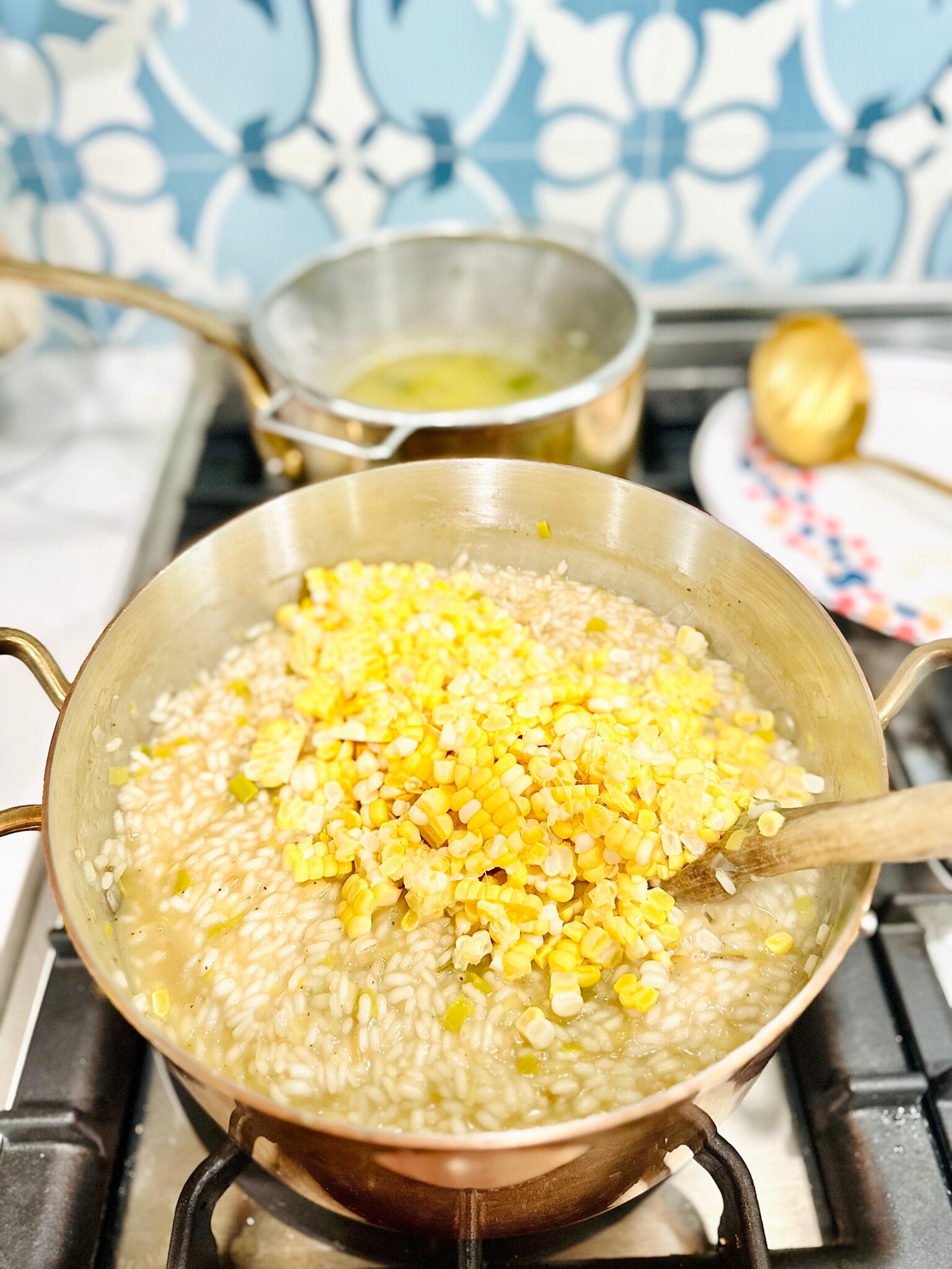 Creamy Fresh Corn Risotto | Jennifer Cooks