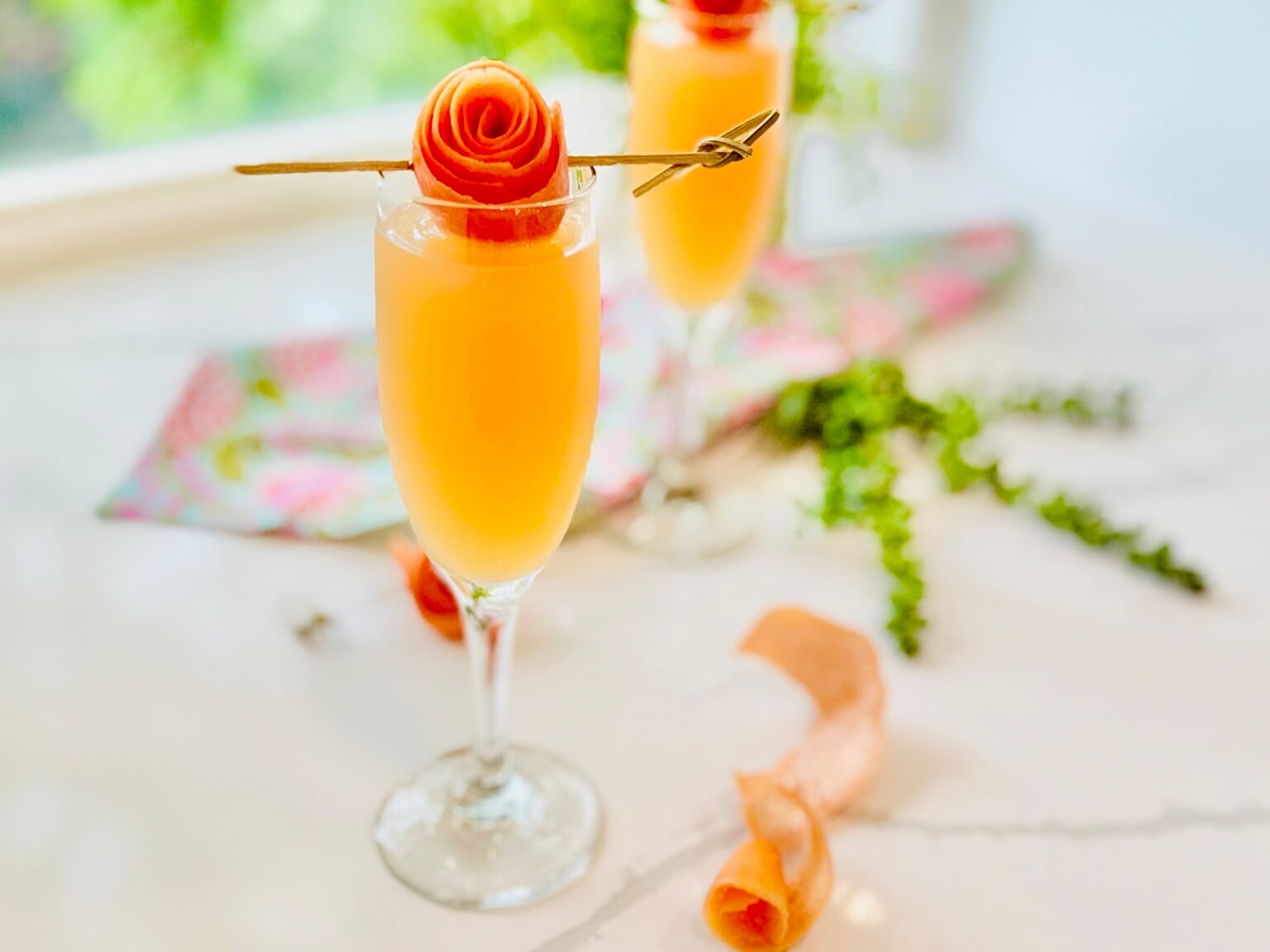 Elderflower Grapefruit Mimosa: Easy 3-Ingredient Cocktail