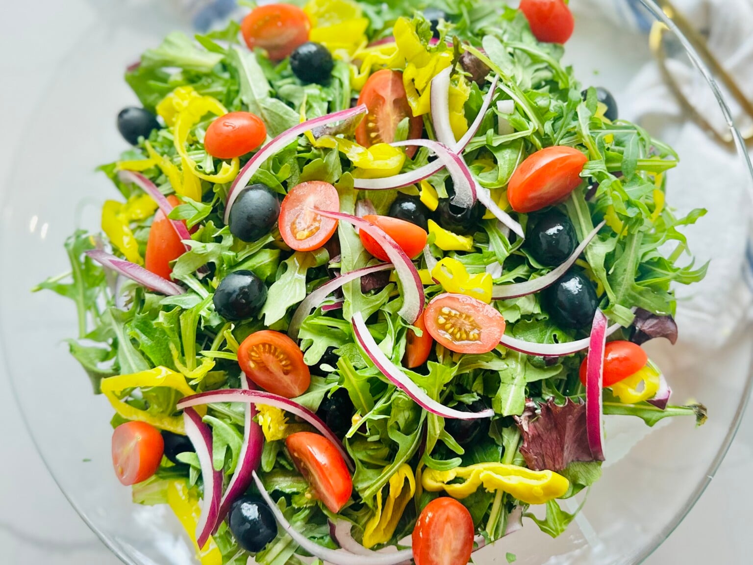 Simple Italian Side Salad Recipe – Fresh & Flavorful