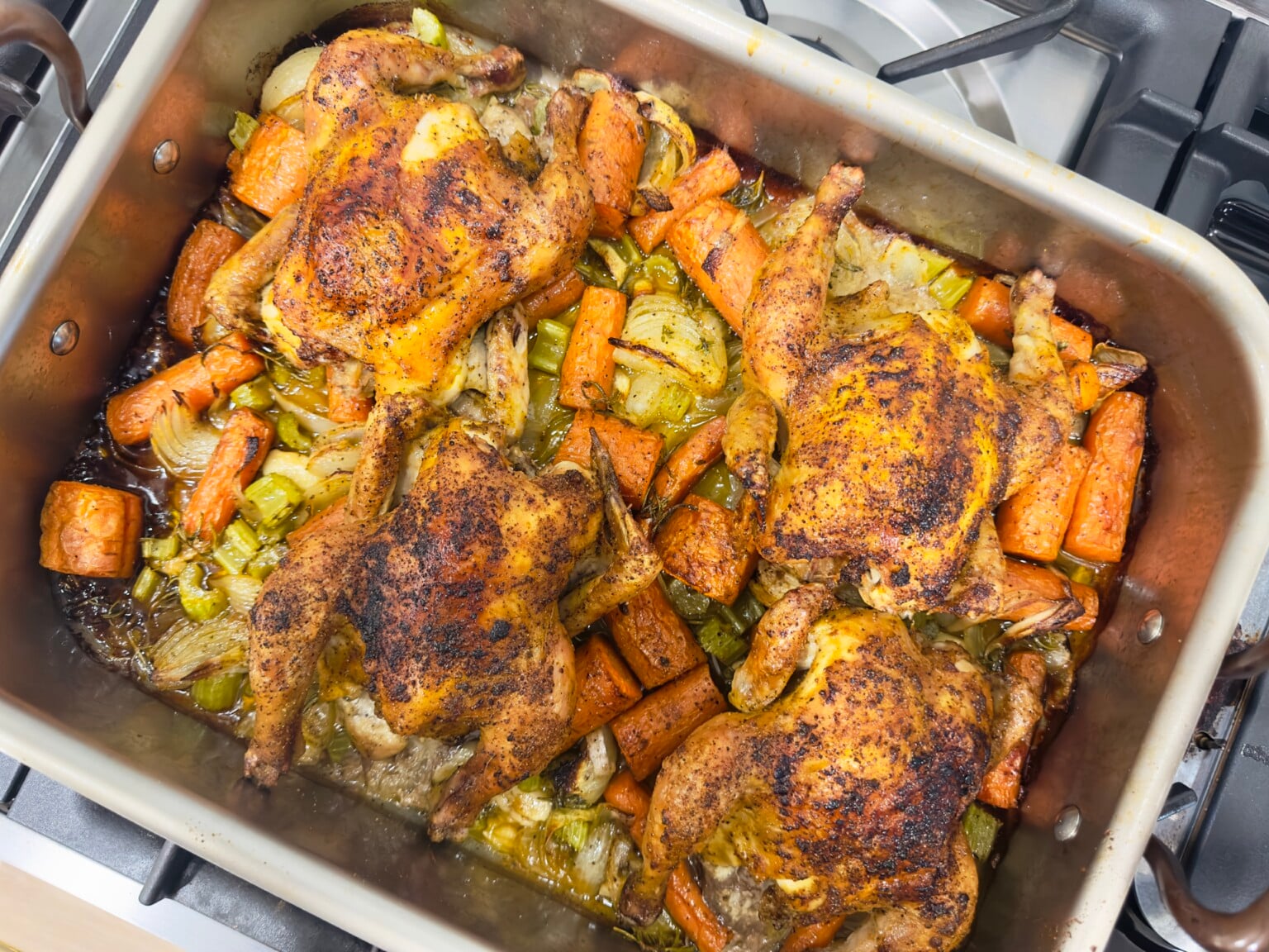 Perfect Roasted Cornish Hens with Garlic & Herbs