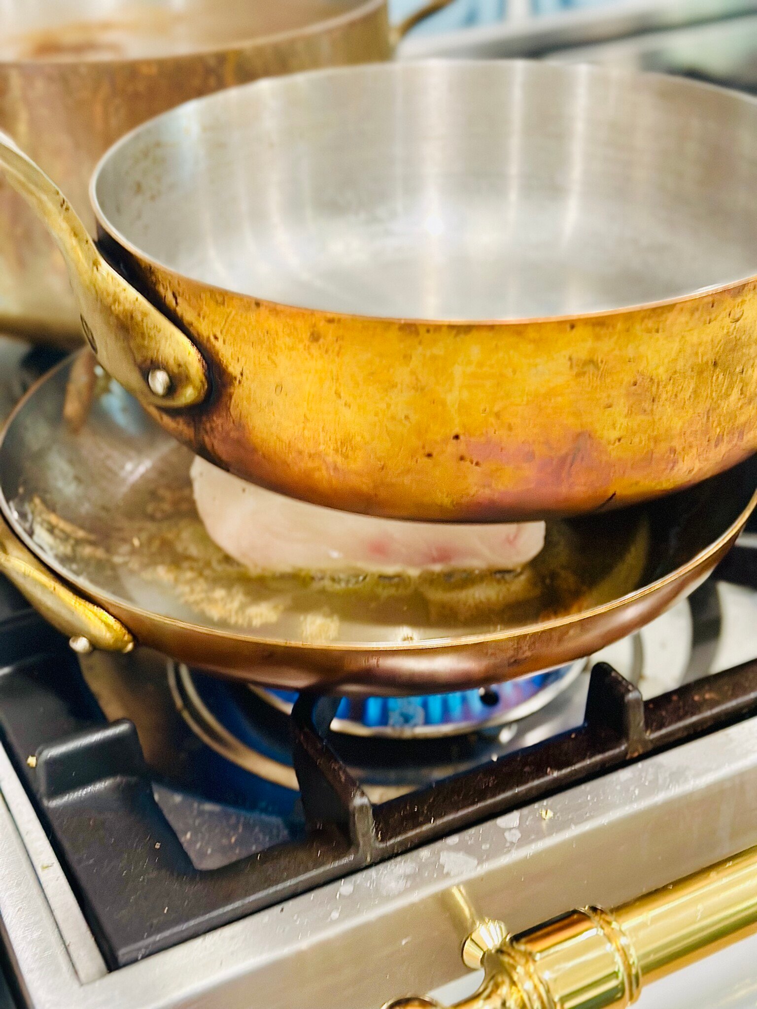 Seared Chilean Sea Bass with Lemon Butter Caper Sauce