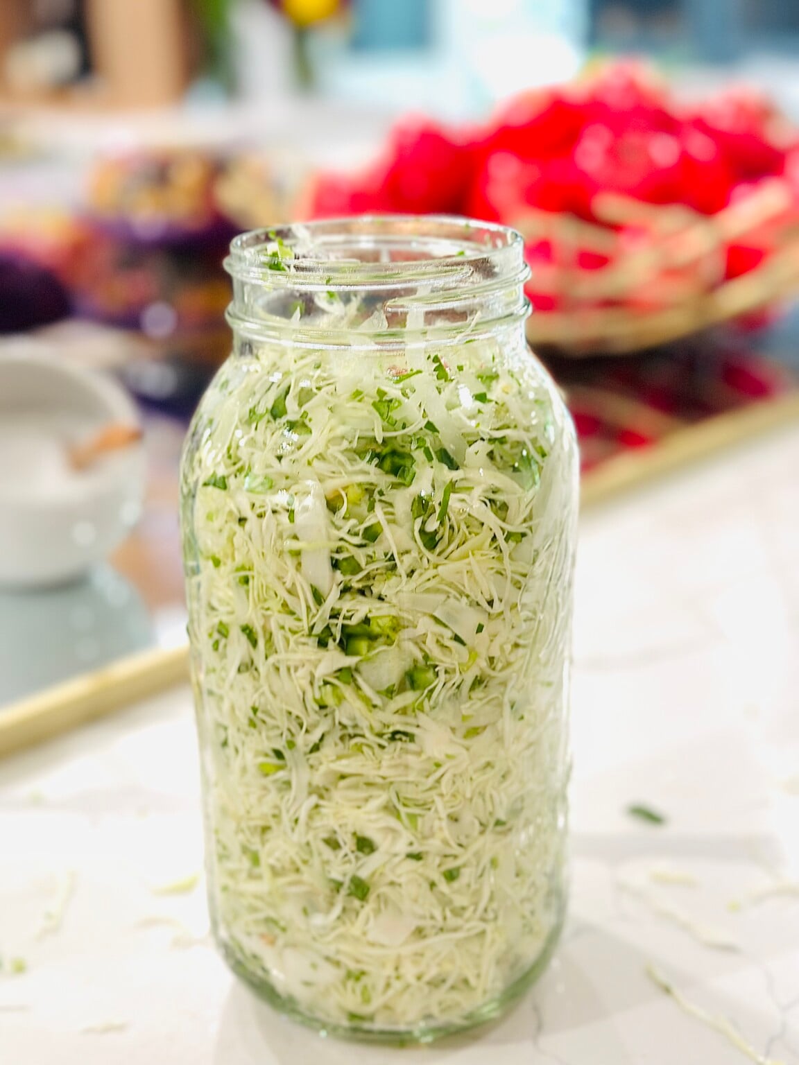 Spicy Curtido Recipe | Pickled Cabbage Slaw for Tacos