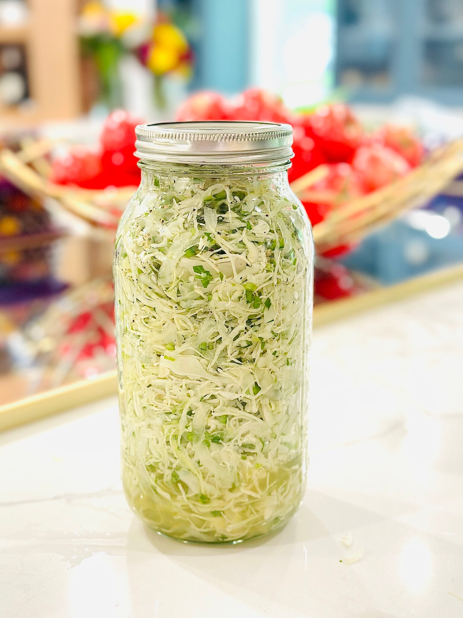 Spicy Curtido Recipe | Pickled Cabbage Slaw for Tacos