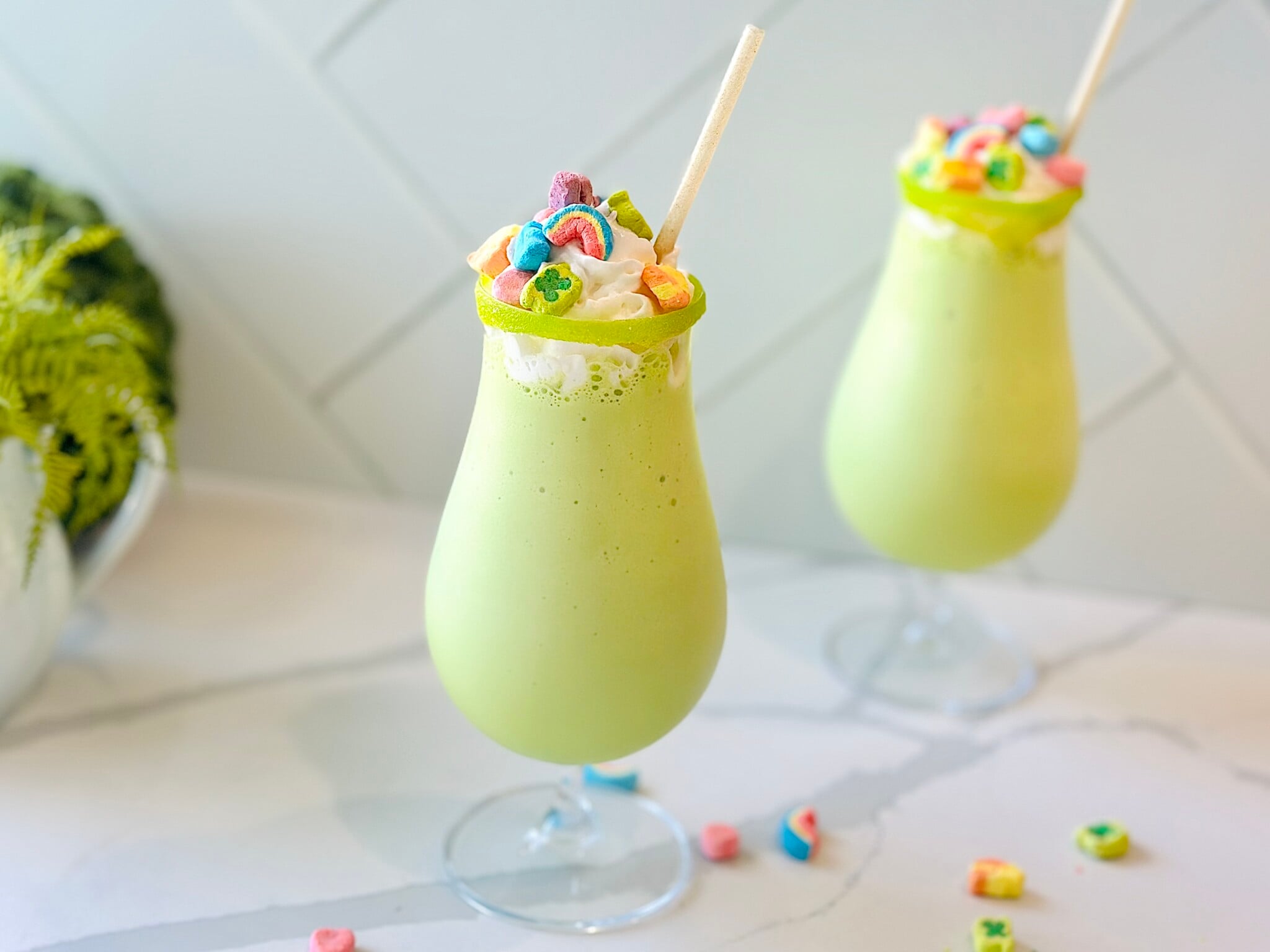 Tipsy Shamrock Shake - For A boozy St Patrick's Day