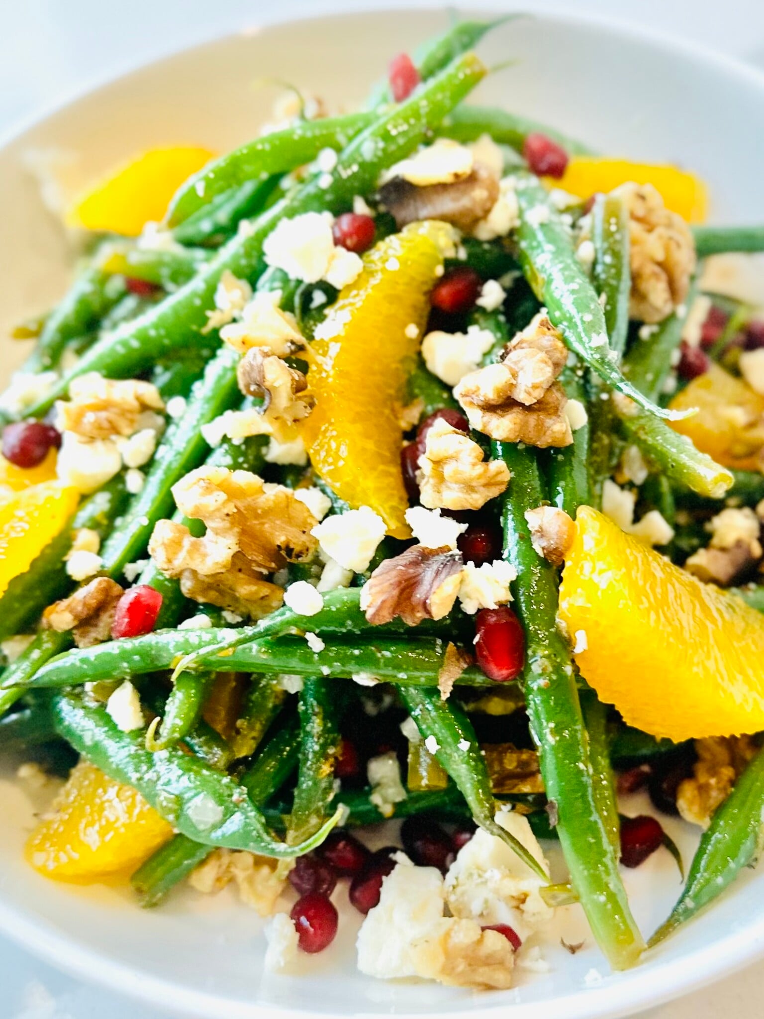 Easy Spring Pea Salad with Feta, Mint and Chives