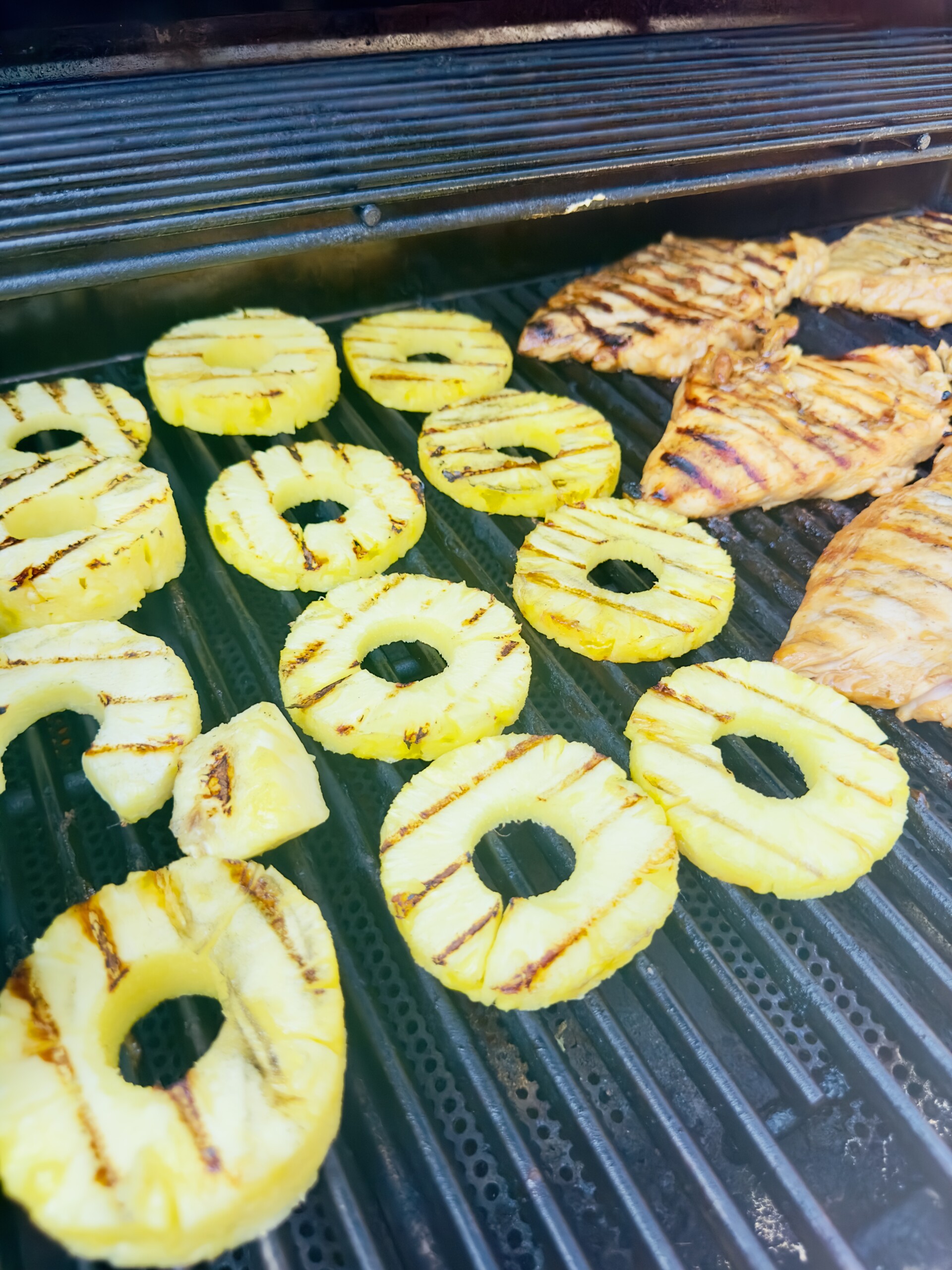 Grilled Aloha Chicken Dinner with Prosciutto & Swiss