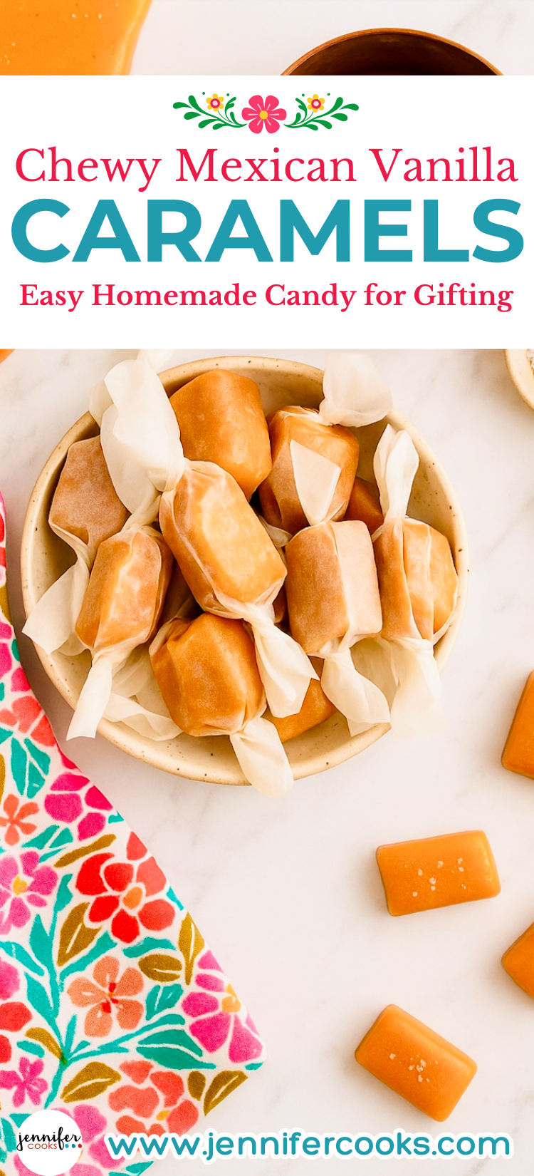 Homemade Mexican Vanilla Caramels with Sea Salt
