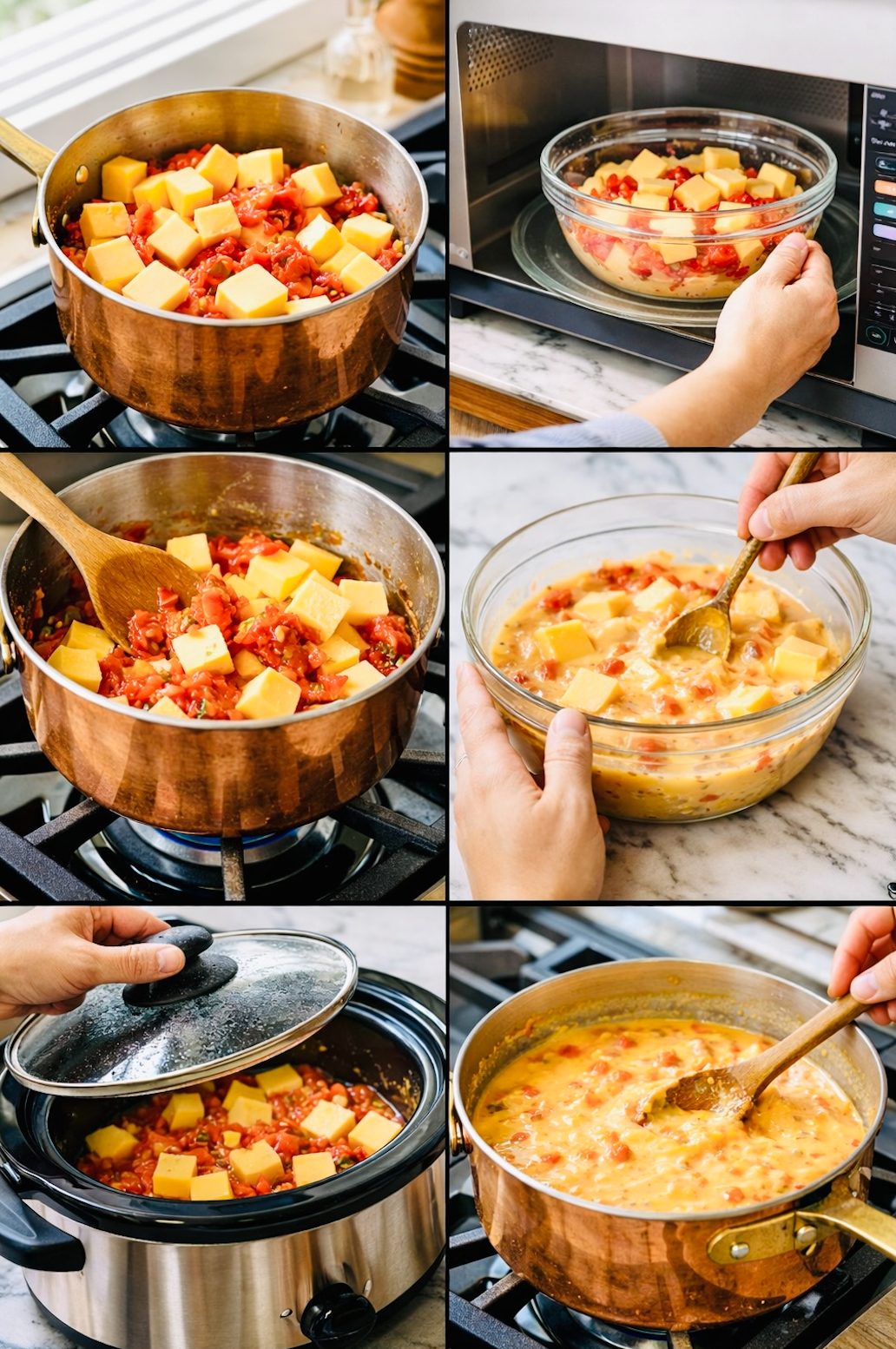 Easy Rotel Cheese Dip Recipe (Stovetop or Crock Pot)